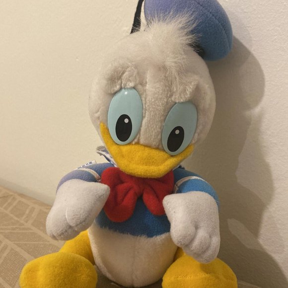 Disney | Toys | Donald Duck Hasbro Softies 984 Plush Stuffed Animal ...